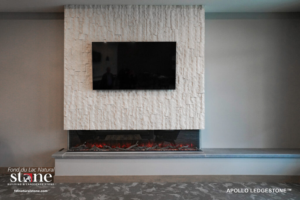 Apollo Ledgestone™ - Fireplace w/Vertical Orientation - Fond du Lac ...