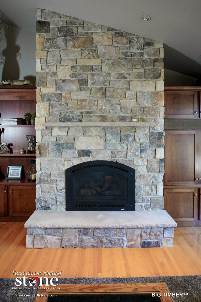 Big Timber™ - Interior Fireplace - Fond du Lac Natural Stone