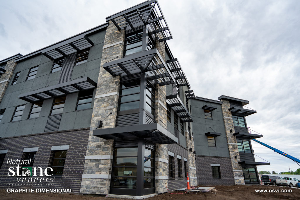 Graphite Dimensional - Office Building - Fond du Lac Natural Stone