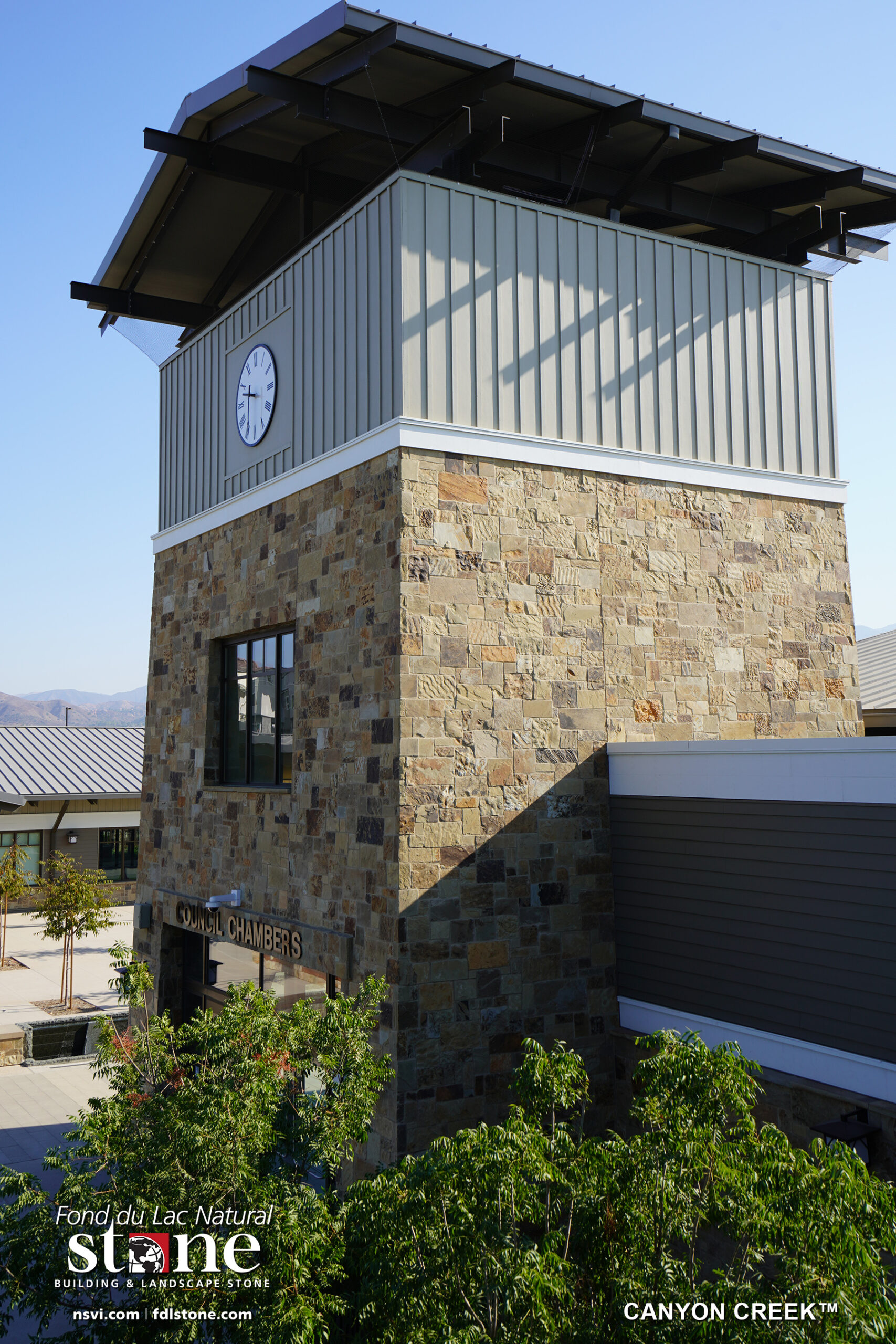 Canyon Creek™ - Lake Forest Community Center - Fond du Lac Natural Stone