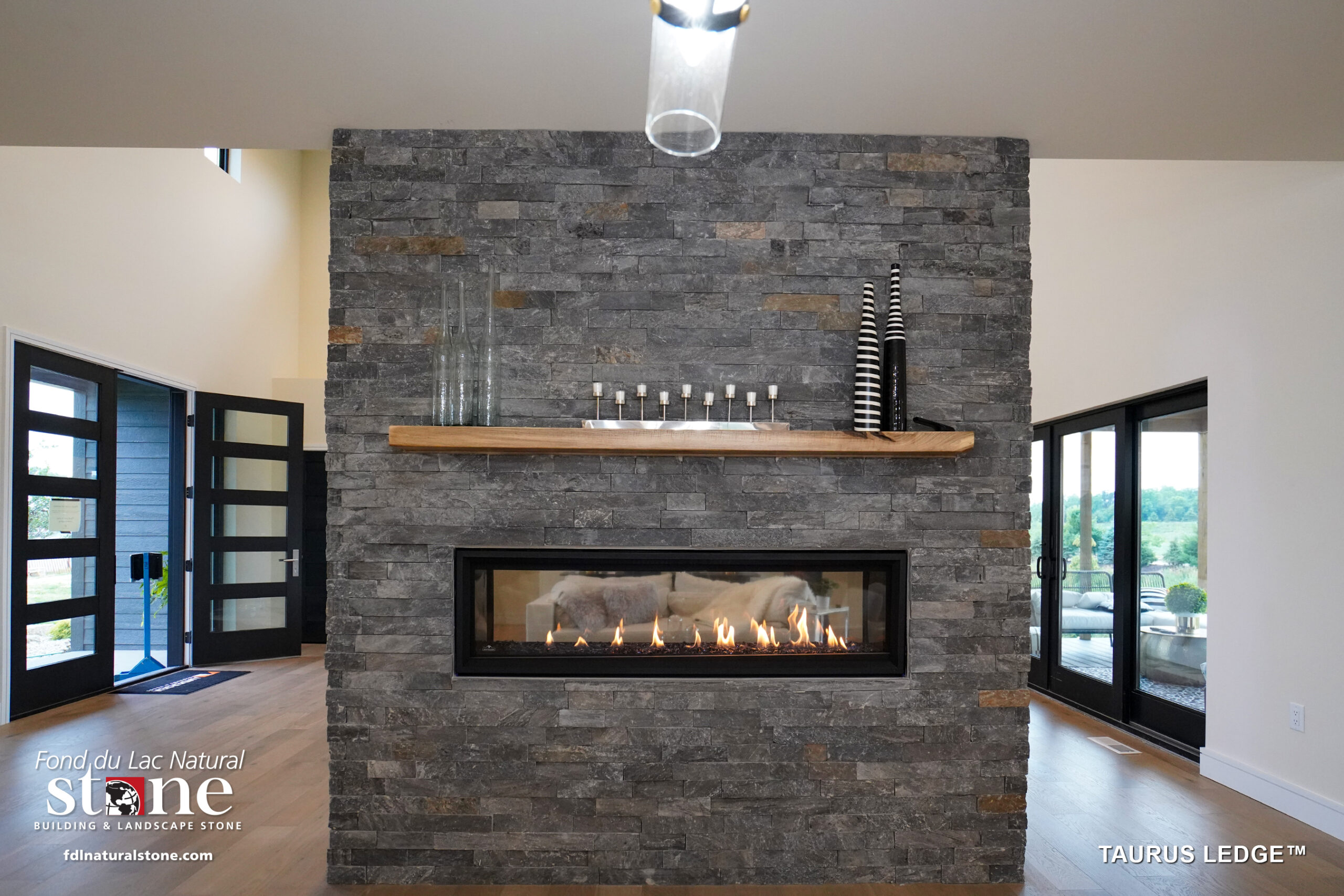 Taurus Ledge - Fireplaces - Fond du Lac Natural Stone
