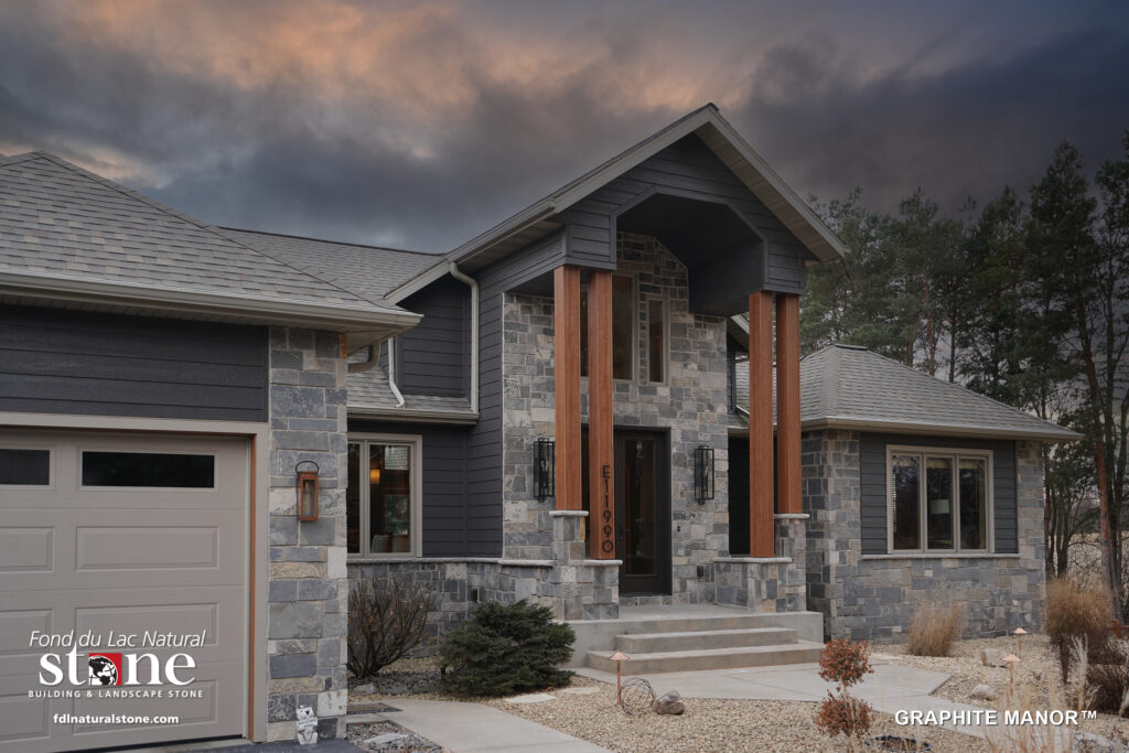 Graphite Manor™ - Residential Exterior 3 - Fond du Lac Natural Stone